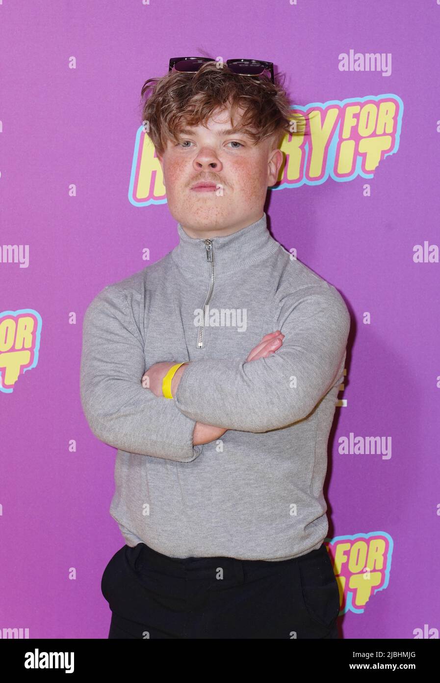 Chef Louis Makepeace attends the launch of of BBC Three cooking contest ...