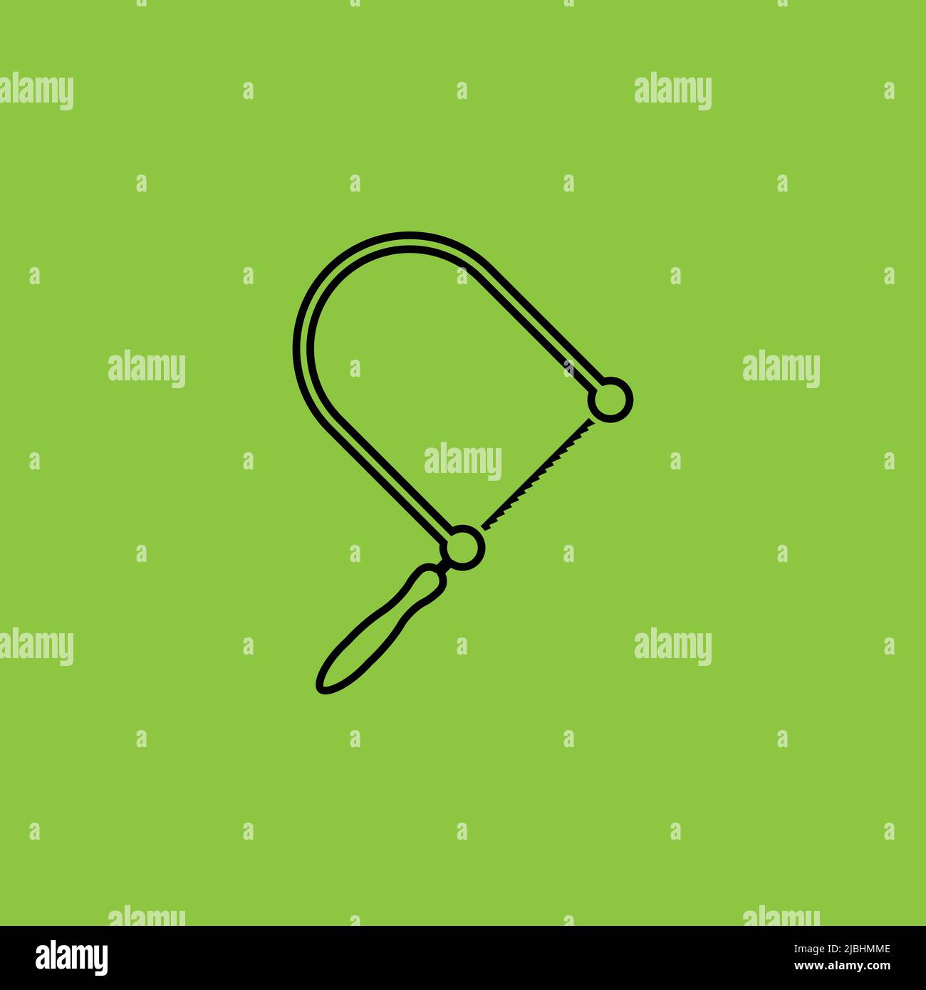 Saw icon isolated. Construction Concept. - Vector Stock Vector Image ...
