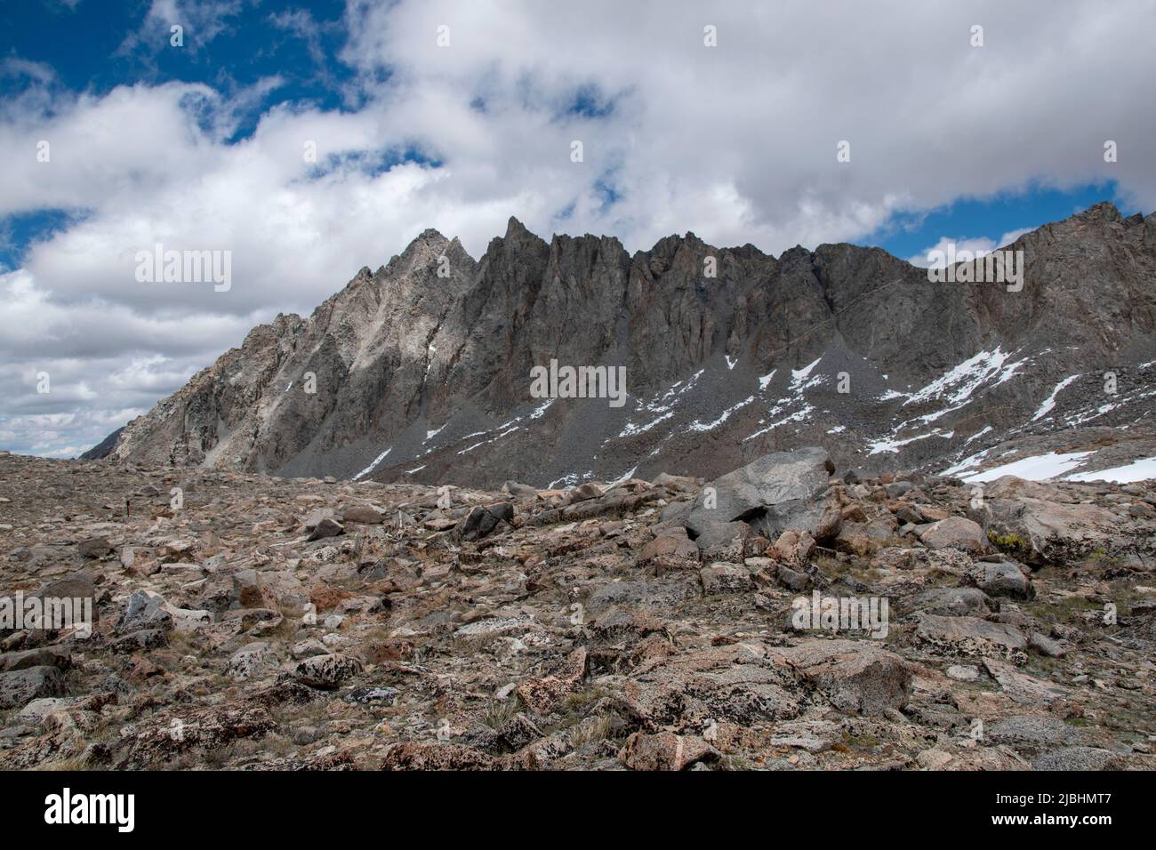 The Bishop Pass Trail in the Eastern Sierra of California takes hikers ...