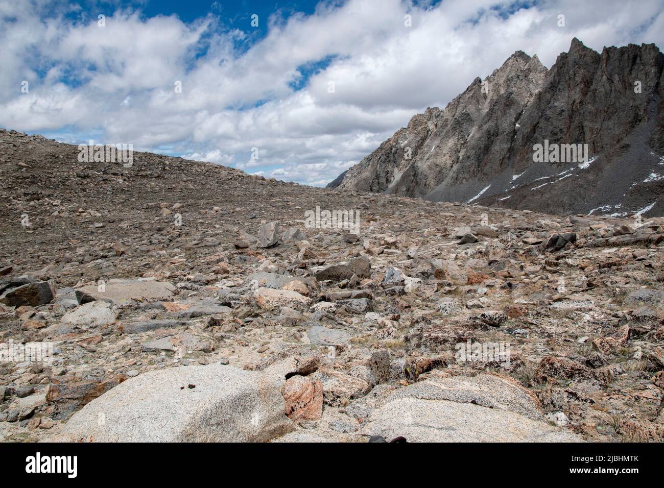 The Bishop Pass Trail in the Eastern Sierra of California takes hikers ...