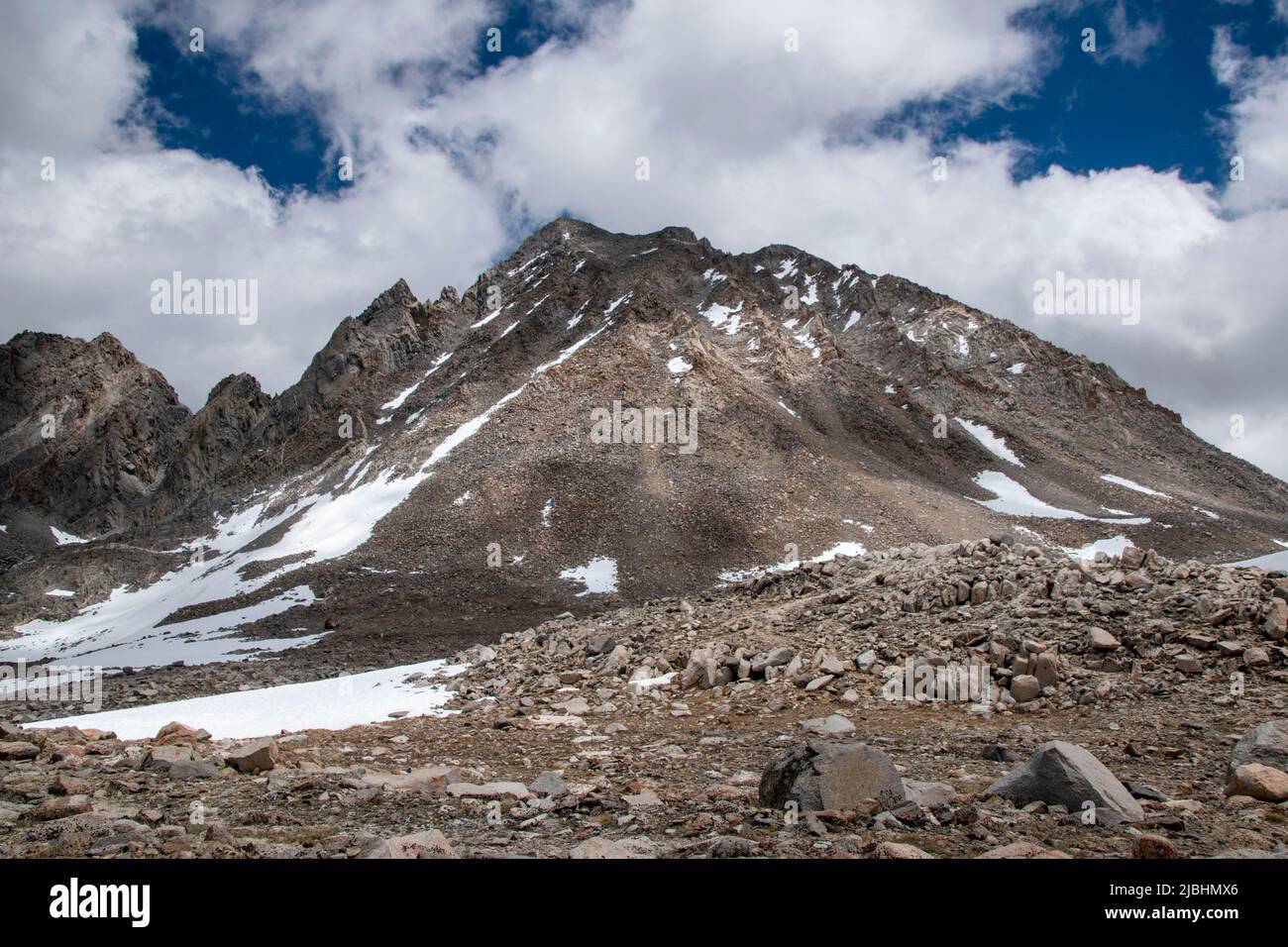 The Bishop Pass Trail in the Eastern Sierra of California takes hikers ...