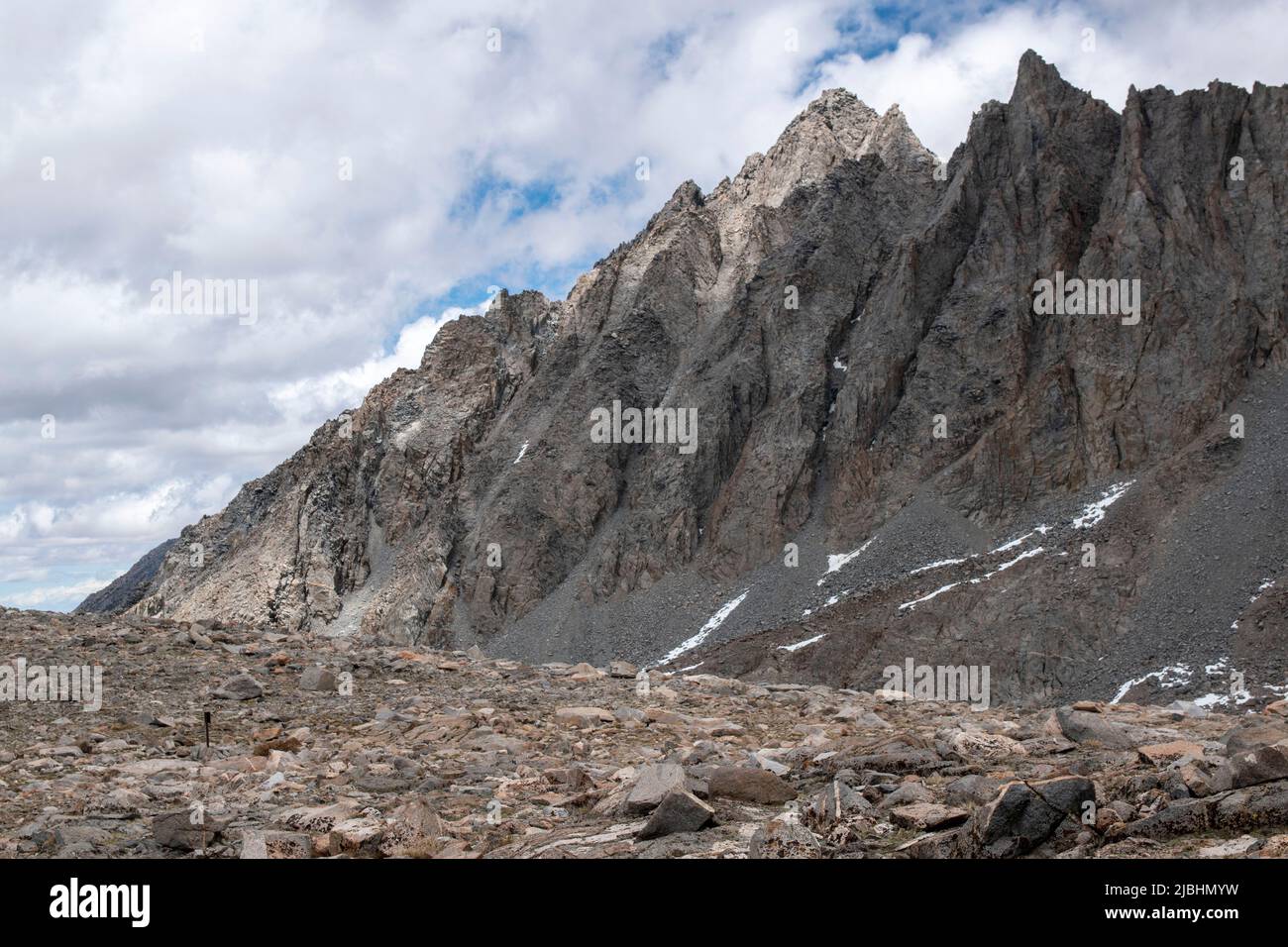 The Bishop Pass Trail in the Eastern Sierra of California takes hikers ...