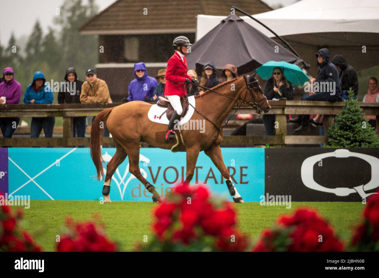 Canada kid jumping fences hi-res stock photography and images - Alamy