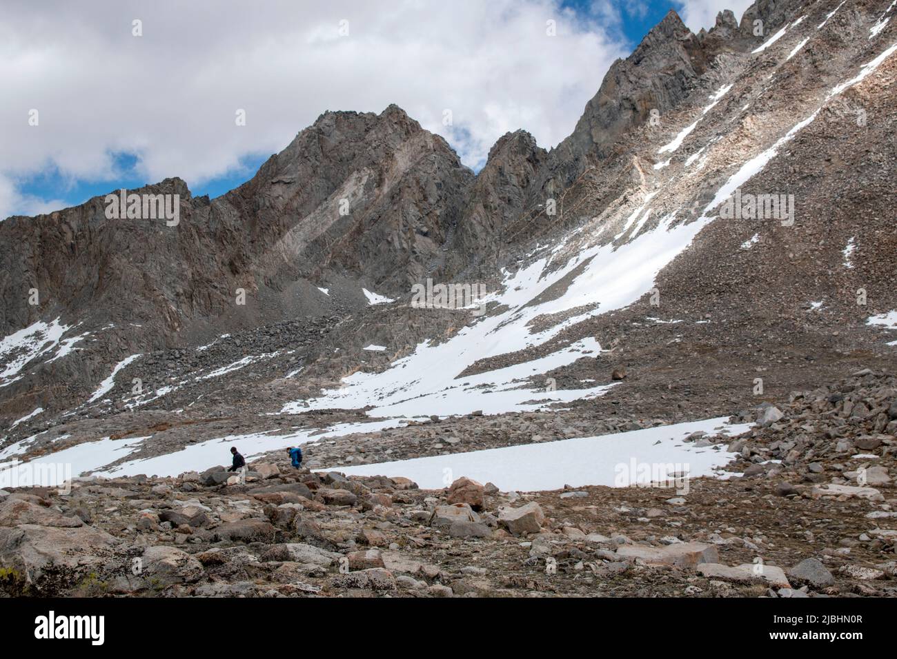 The Bishop Pass Trail in the Eastern Sierra of California takes hikers ...