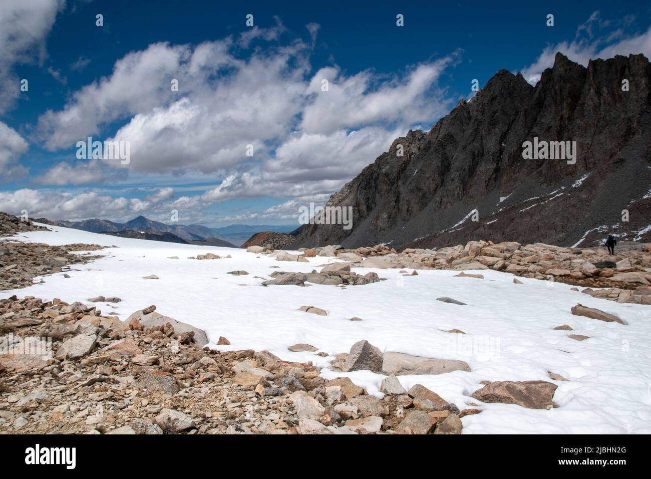 The Bishop Pass Trail in the Eastern Sierra of California takes hikers ...