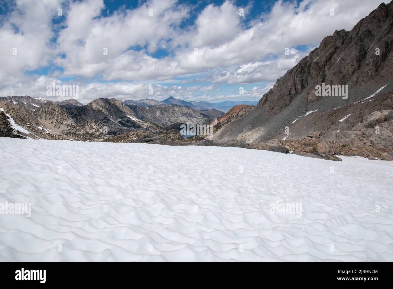The Bishop Pass Trail in the Eastern Sierra of California takes hikers ...