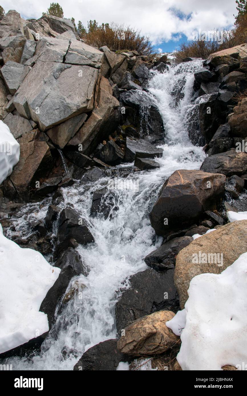 The Bishop Pass Trail in the Eastern Sierra of California takes hikers ...