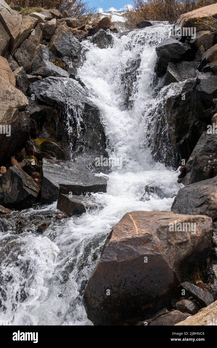 The Bishop Pass Trail in the Eastern Sierra of California takes hikers ...