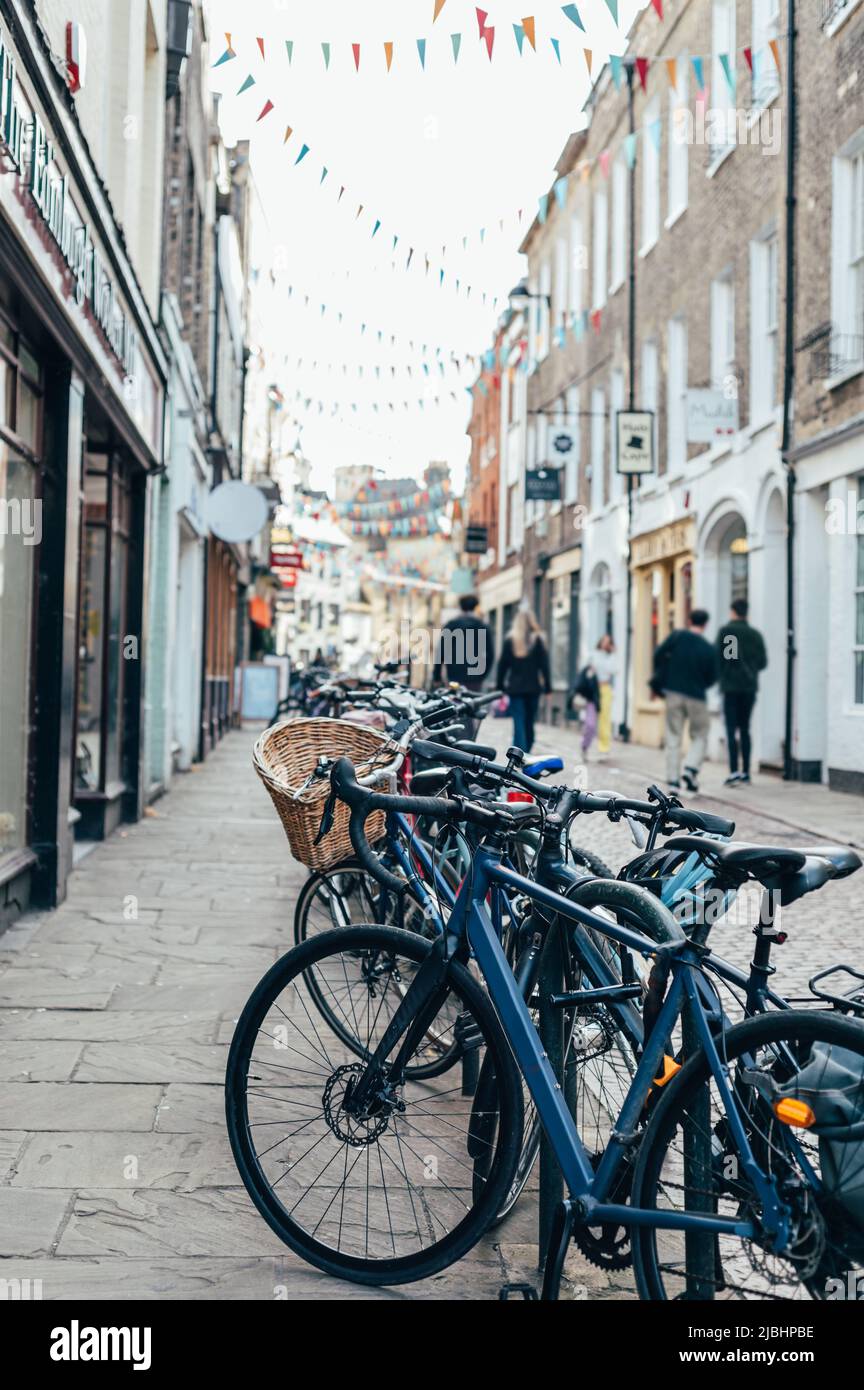 Lots of bikes in Cambridge city centre Stock Photo - Alamy