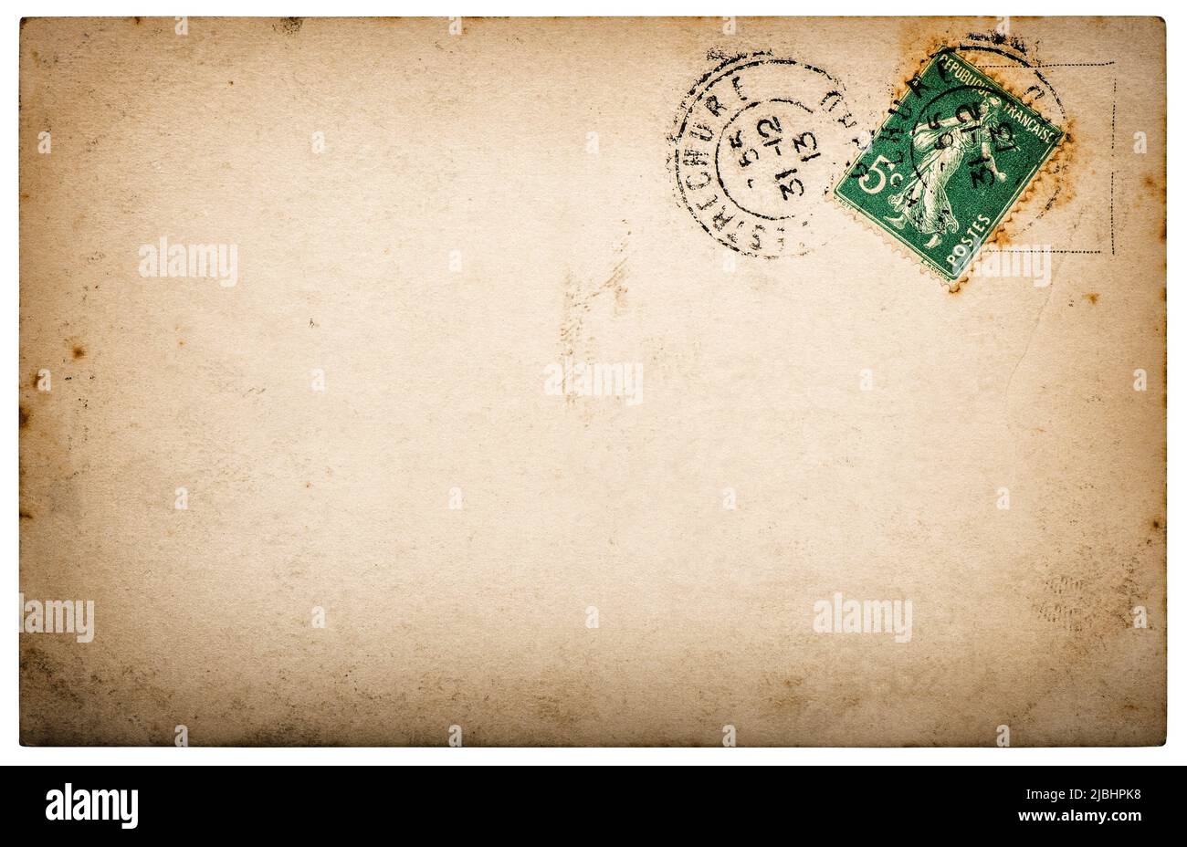 Old paper background. Vintage postcard mail letter isolated Stock Photo ...