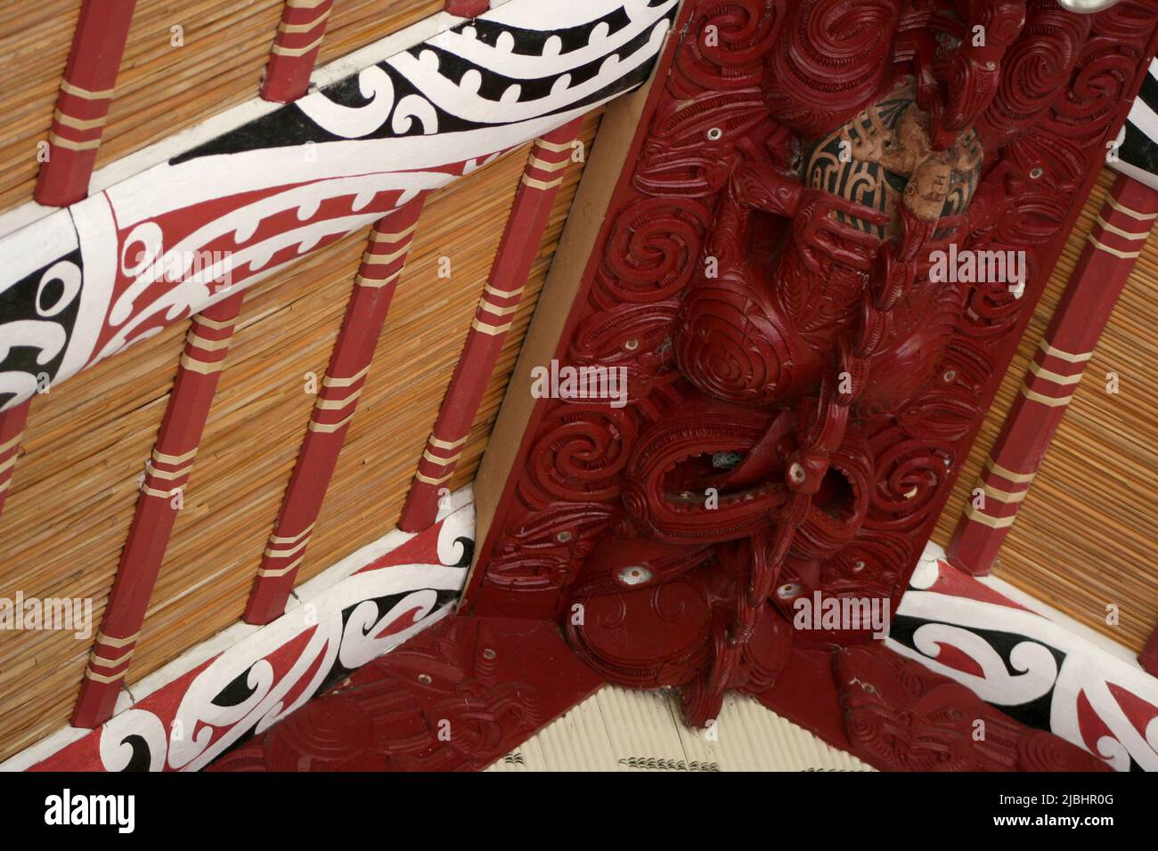 A traditional Maori wharenui in a marae, New Zealand Stock Photo - Alamy