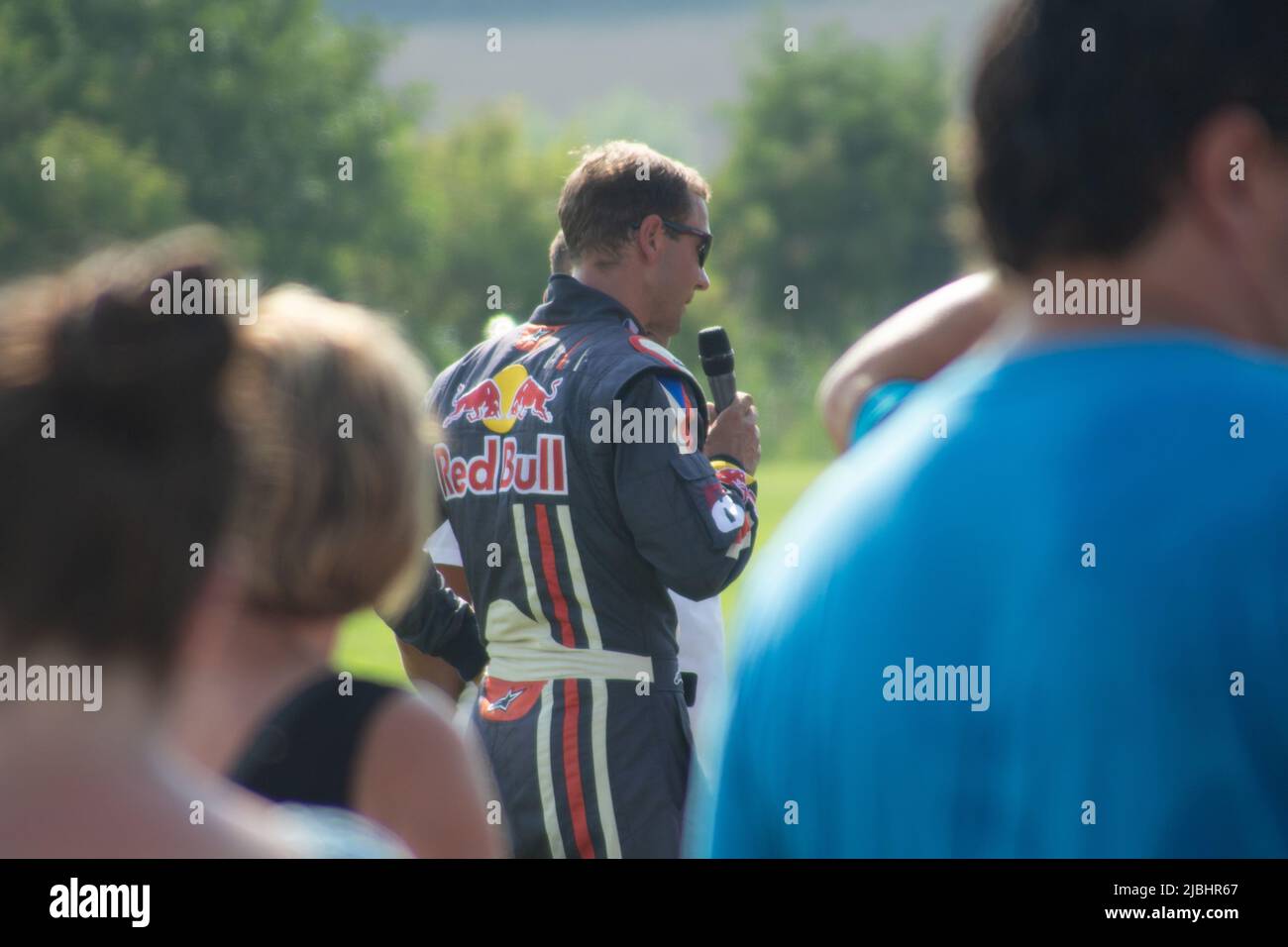 Red Bull Air Race pilot Martin Šonka at Boleradice airshow Stock Photo ...