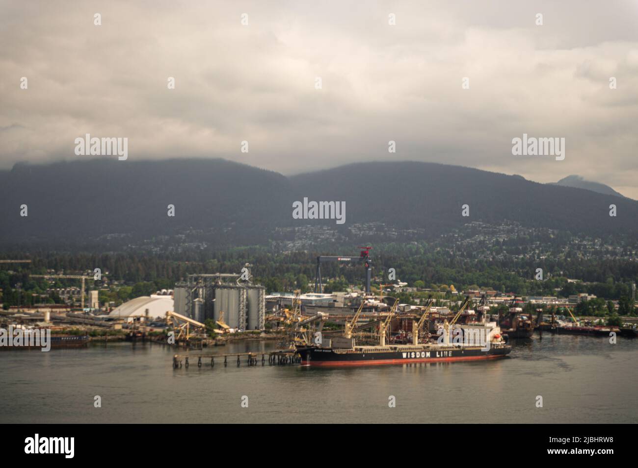 Views from a Vancouver harbour from a DHC-3 de Havilland Turbine Single ...