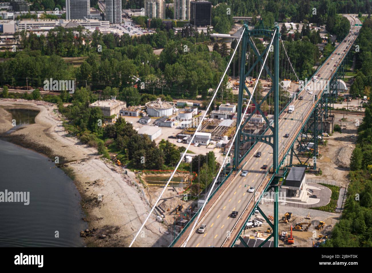 Views from a Vancouver harbour from a DHC-3 de Havilland Turbine Single ...