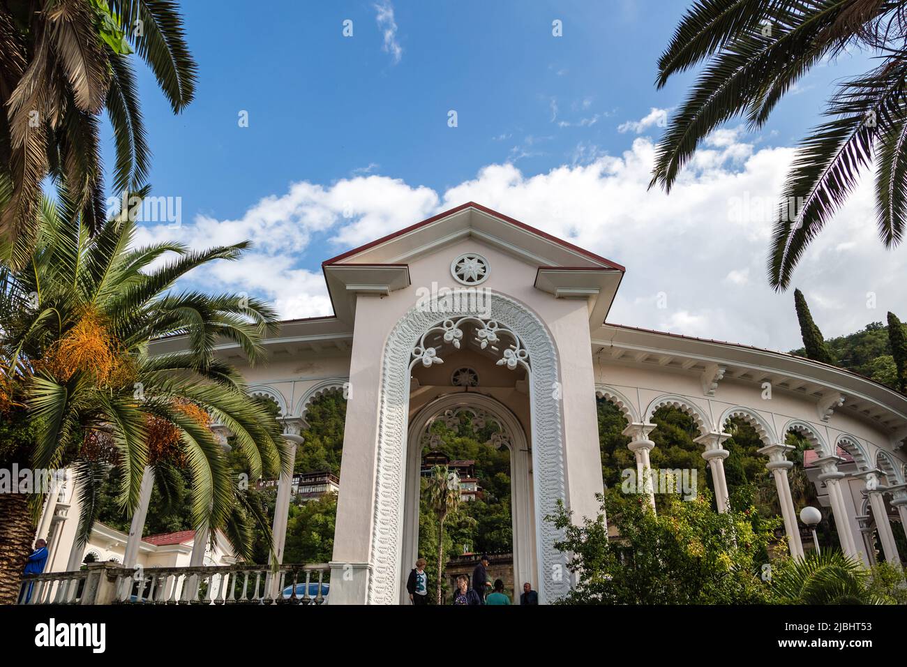 Old gagra abkhazia sanatorium rock hi-res stock photography and images ...
