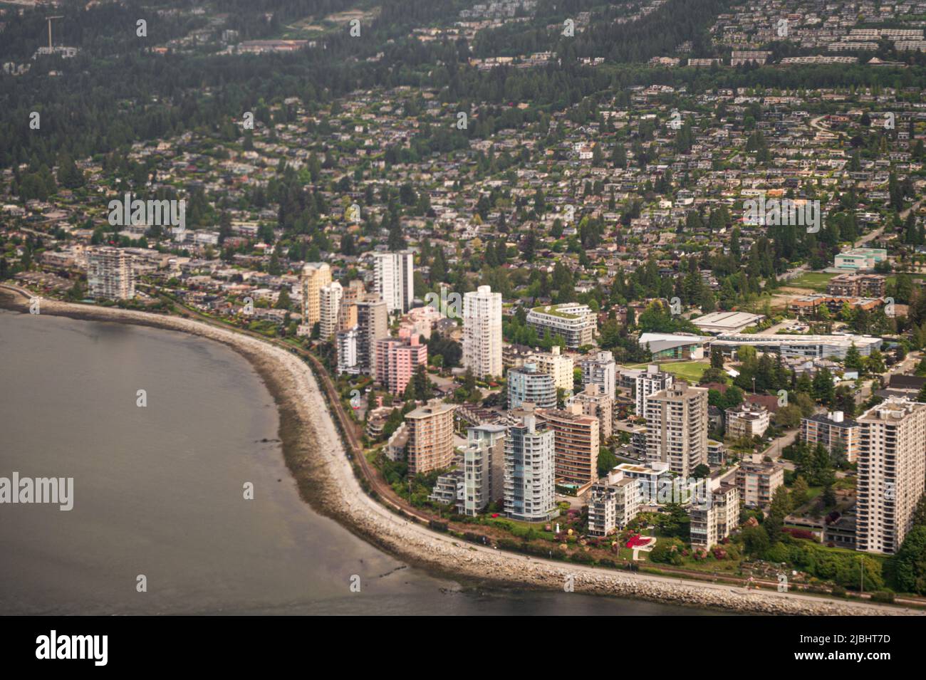 Views from a Vancouver harbour from a DHC-3 de Havilland Turbine Single ...