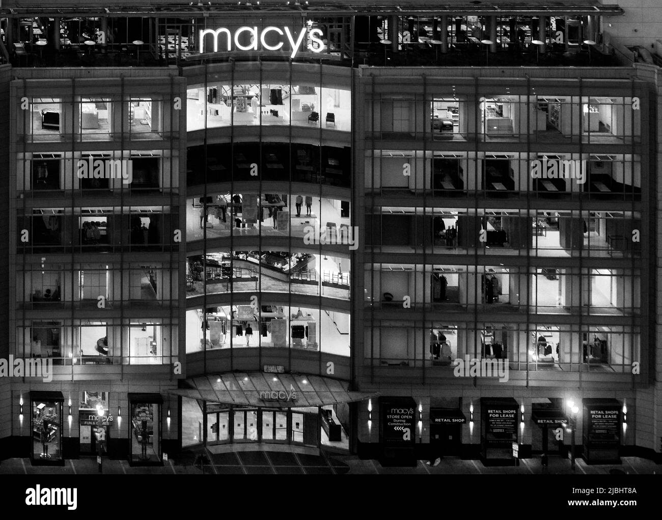 Department store Black and White Stock Photos & Images - Alamy