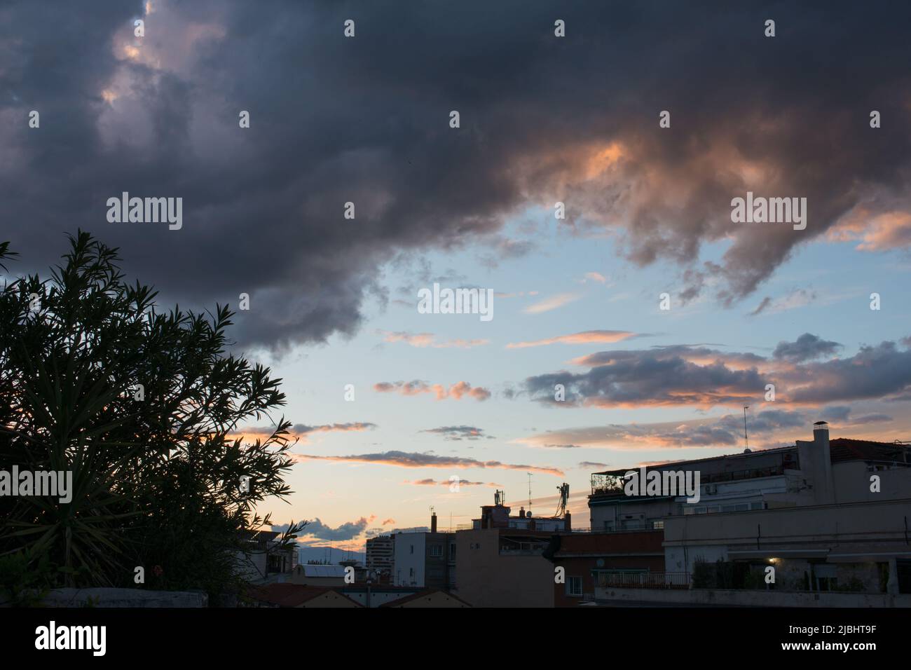 Beautiful clouds during sunset in hi-res stock photography and images ...