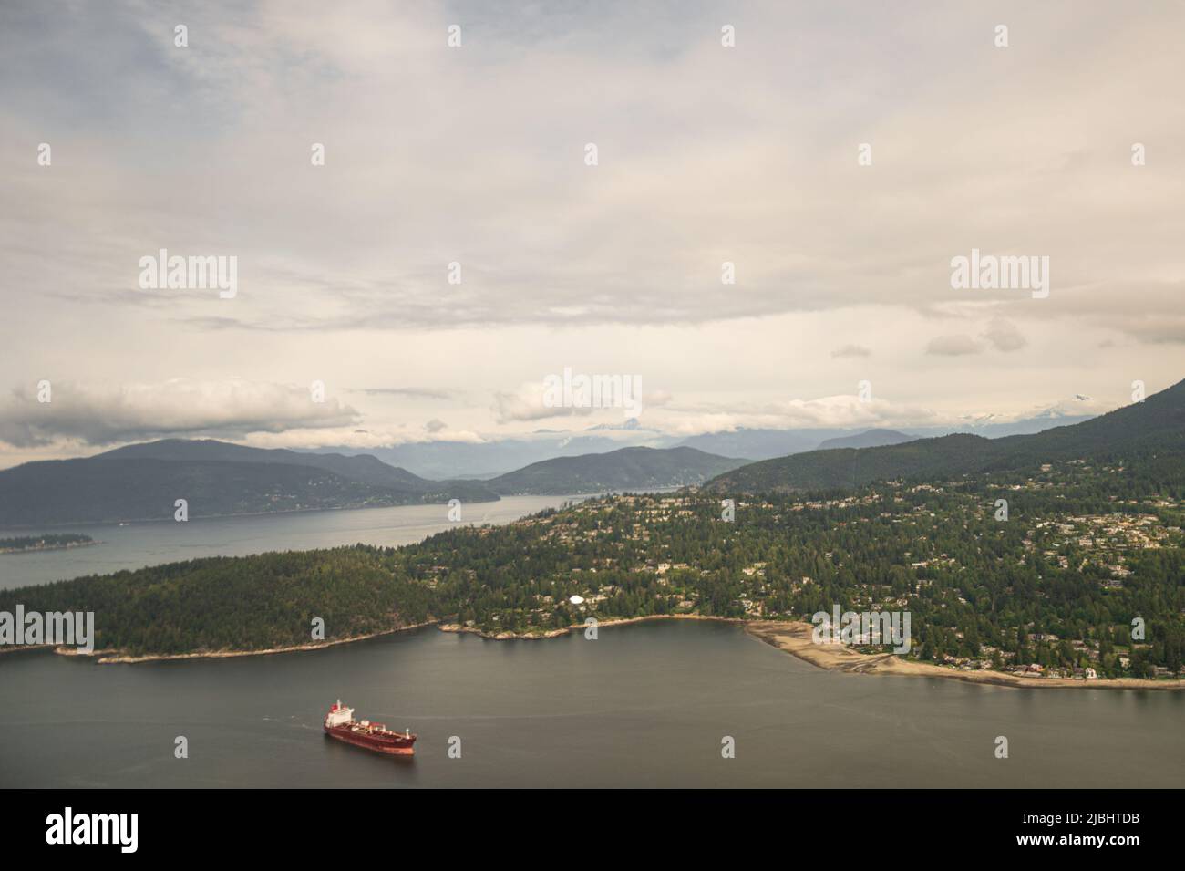 Views from a Vancouver harbour from a DHC-3 de Havilland Turbine Single ...