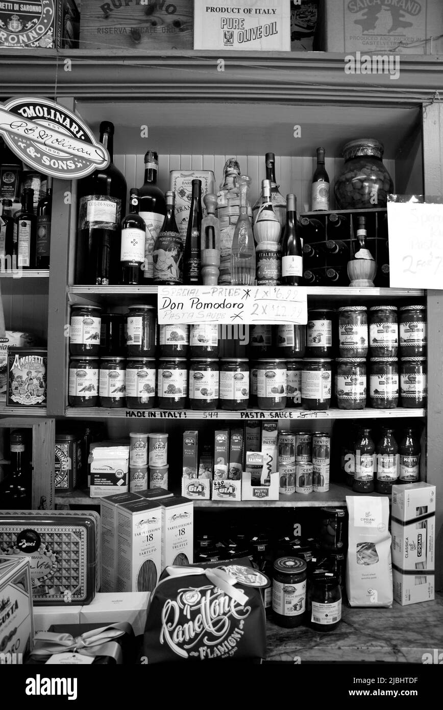 Molinari Delicatessen is a landmark Italian-American deli in the North ...