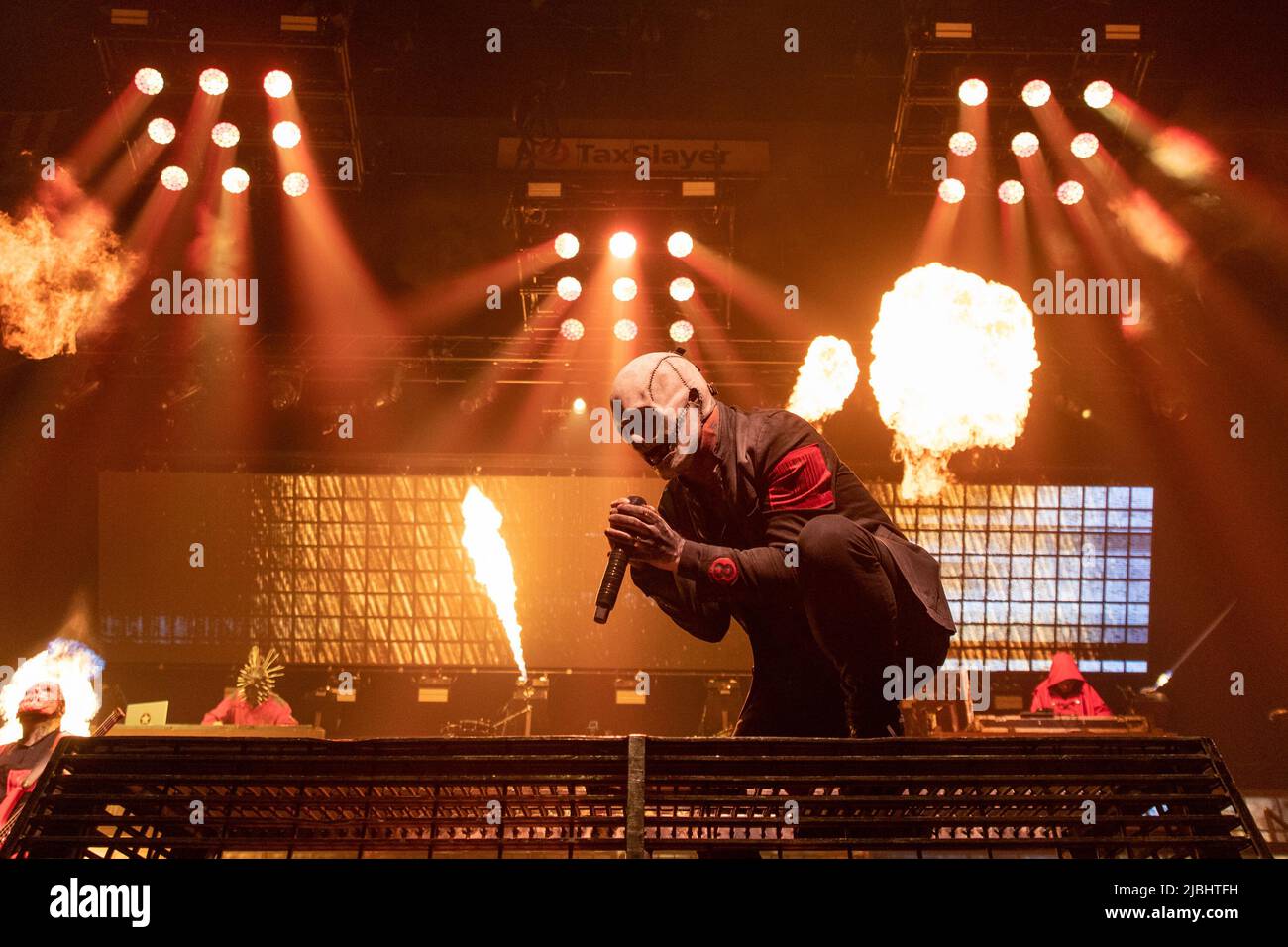 Corey Taylor of Slipknot during Knotfest Roadshow on Jun 5, 2022, at ...