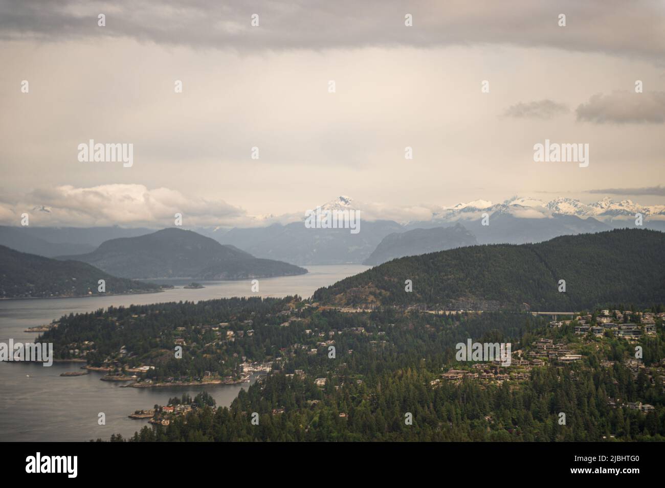 Views from a Vancouver harbour from a DHC-3 de Havilland Turbine Single ...
