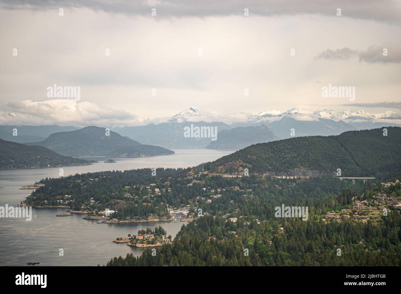Views from a Vancouver harbour from a DHC-3 de Havilland Turbine Single ...