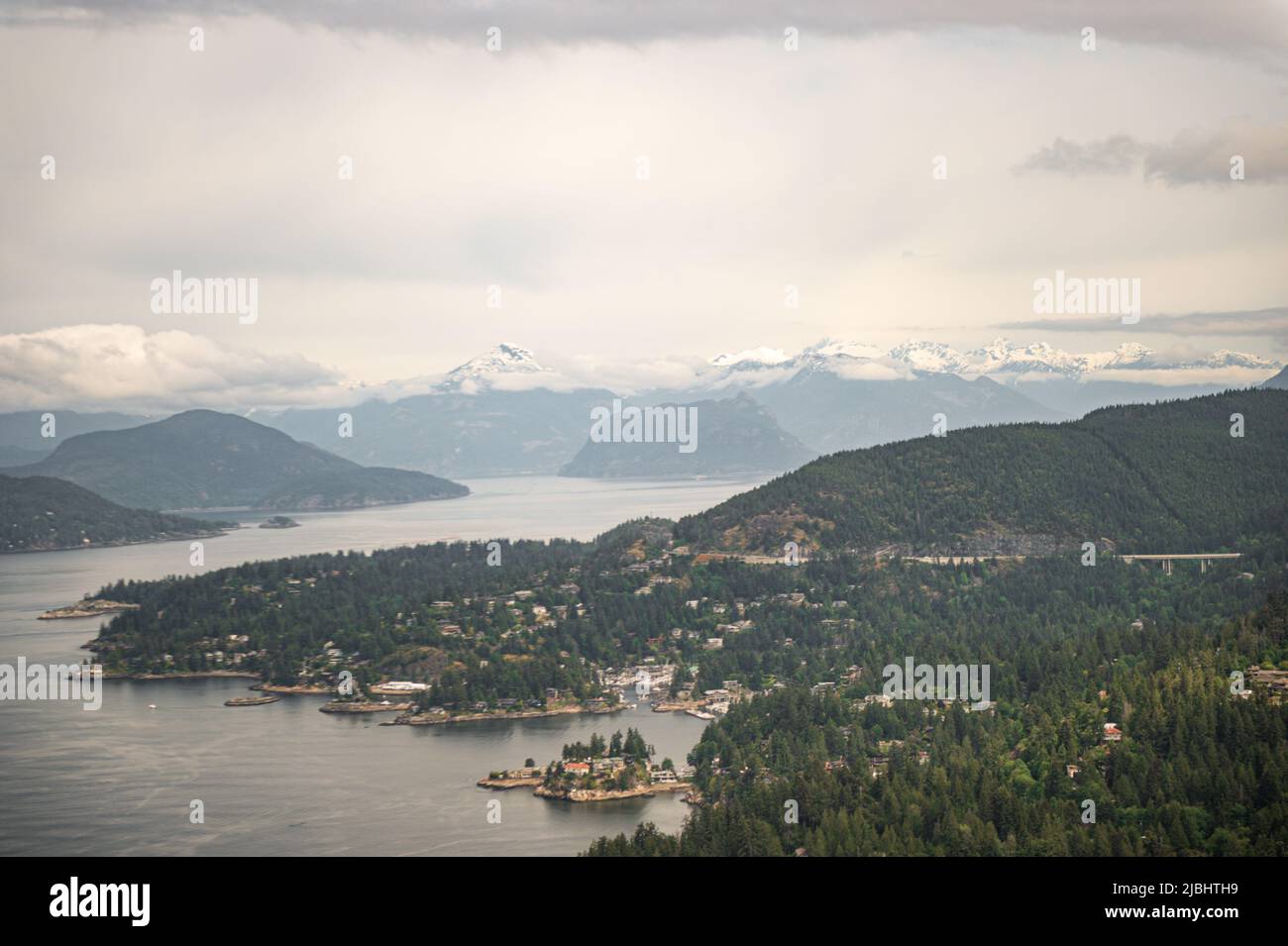 Views from a Vancouver harbour from a DHC-3 de Havilland Turbine Single ...
