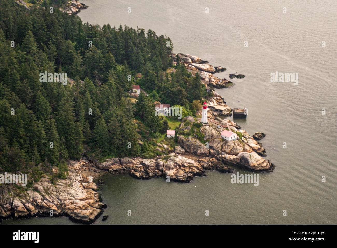 Views from a Vancouver harbour from a DHC-3 de Havilland Turbine Single ...
