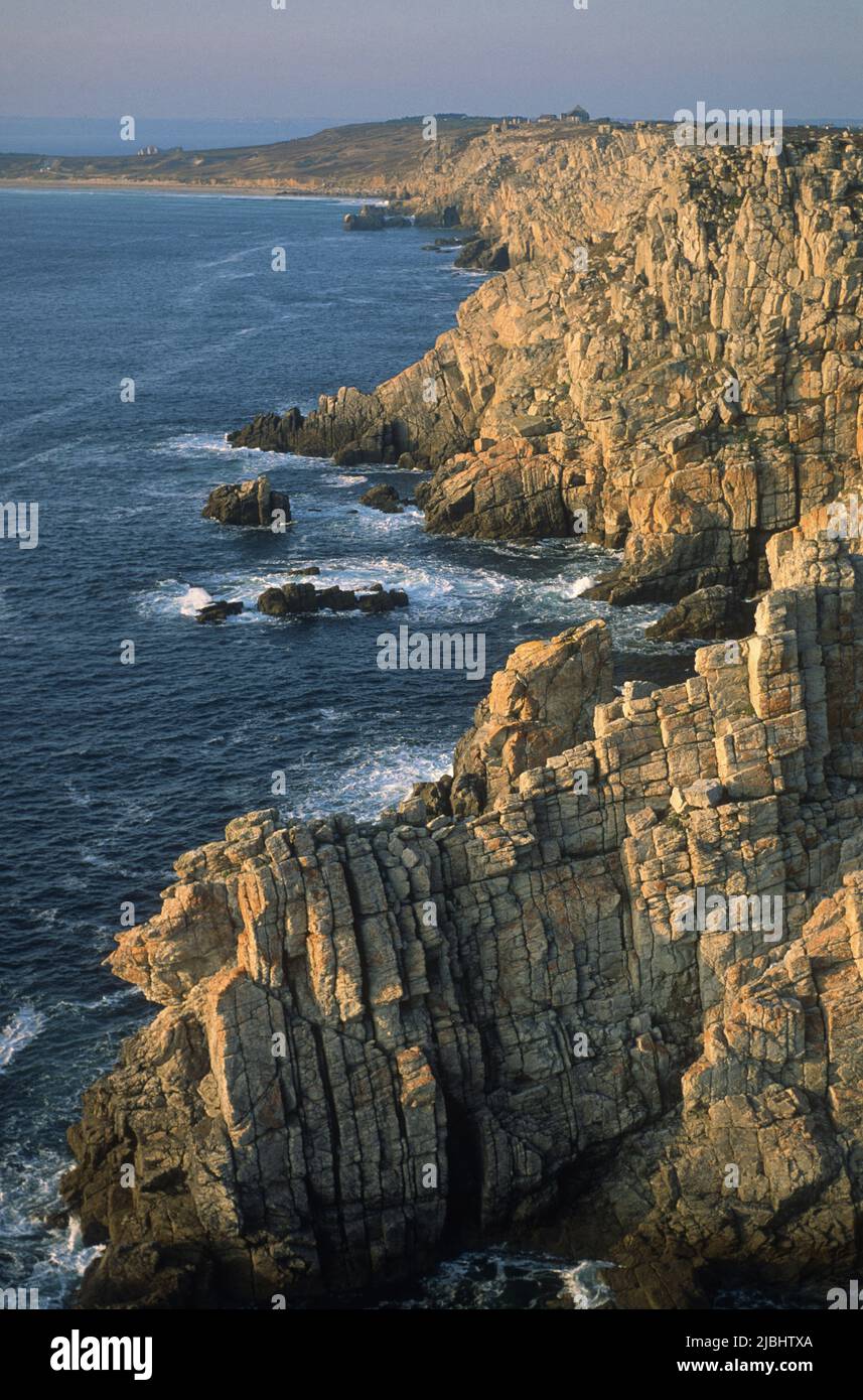 Finistere (29) Brittany, peninsula of Crozon, the Pointe de Penhir and ...