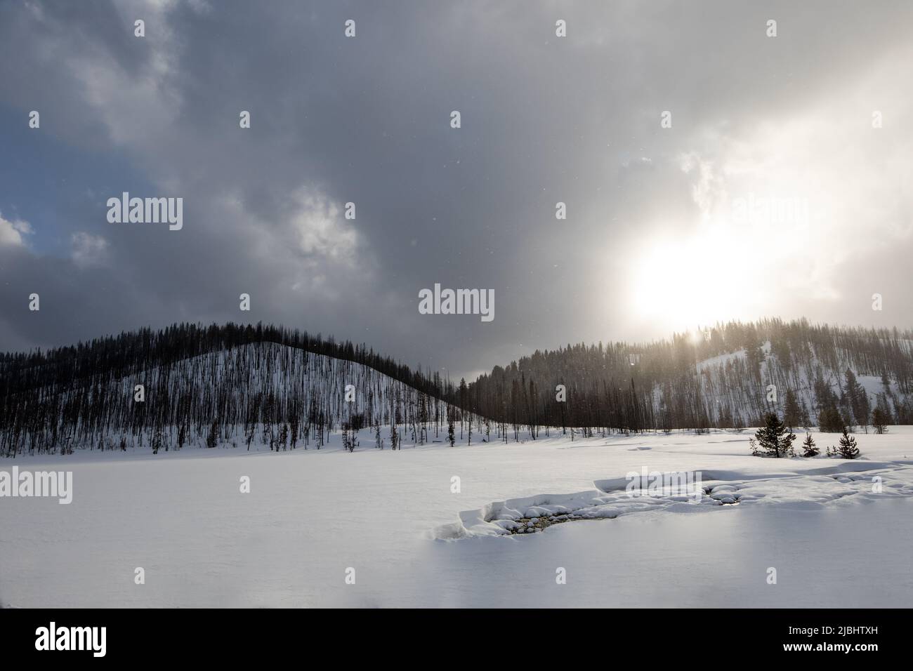 Beautiful snowscape hi-res stock photography and images - Alamy