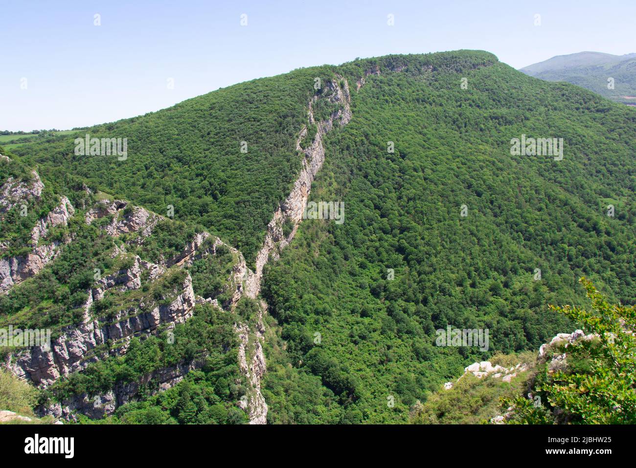 The Topkhana Forest near Shusha city. Beautiful nature of Azerbaijan ...