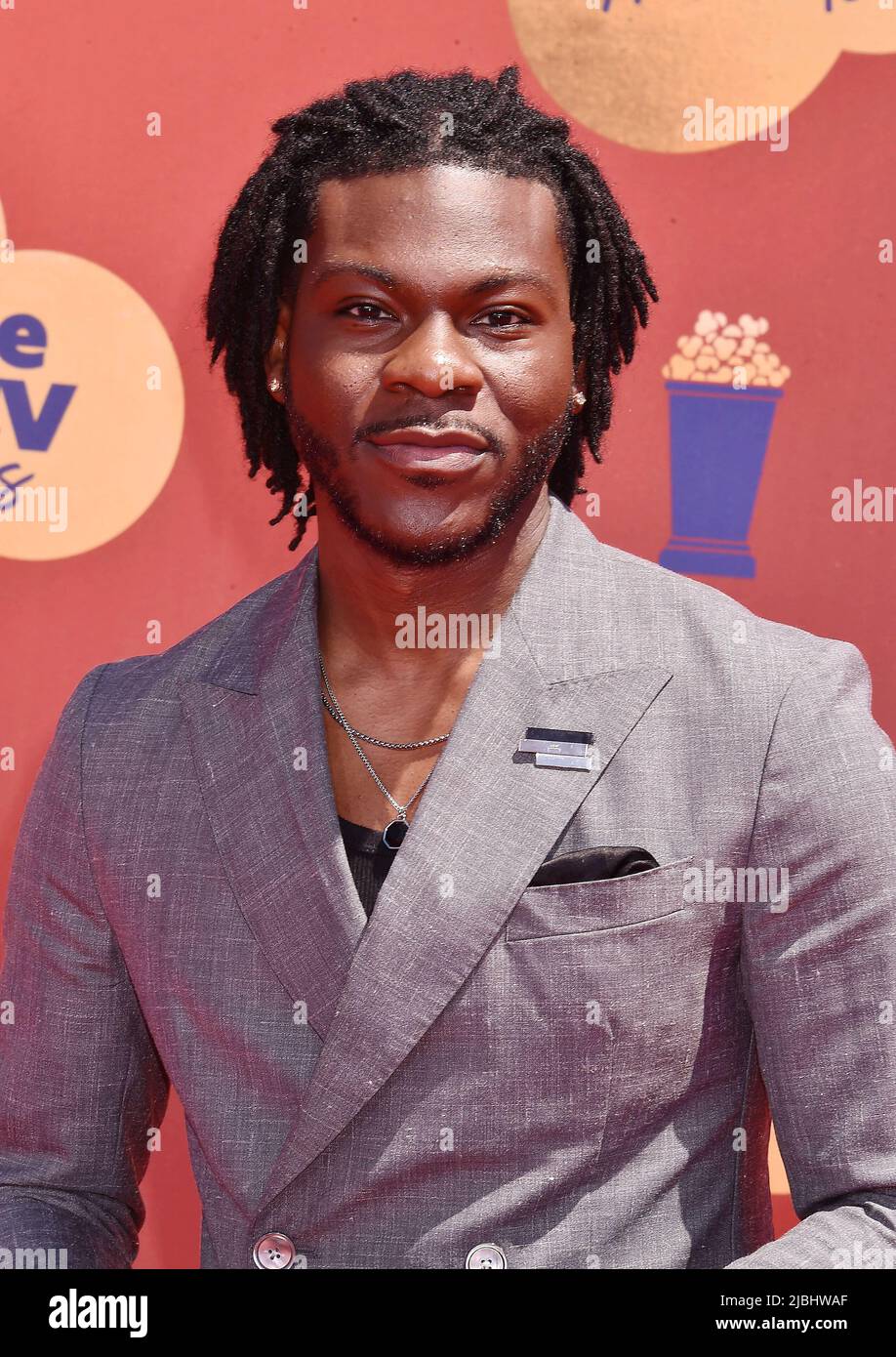 SANTA MONICA, CA - JUNE 05: Dometi Pongo attends the 2022 MTV Movie ...