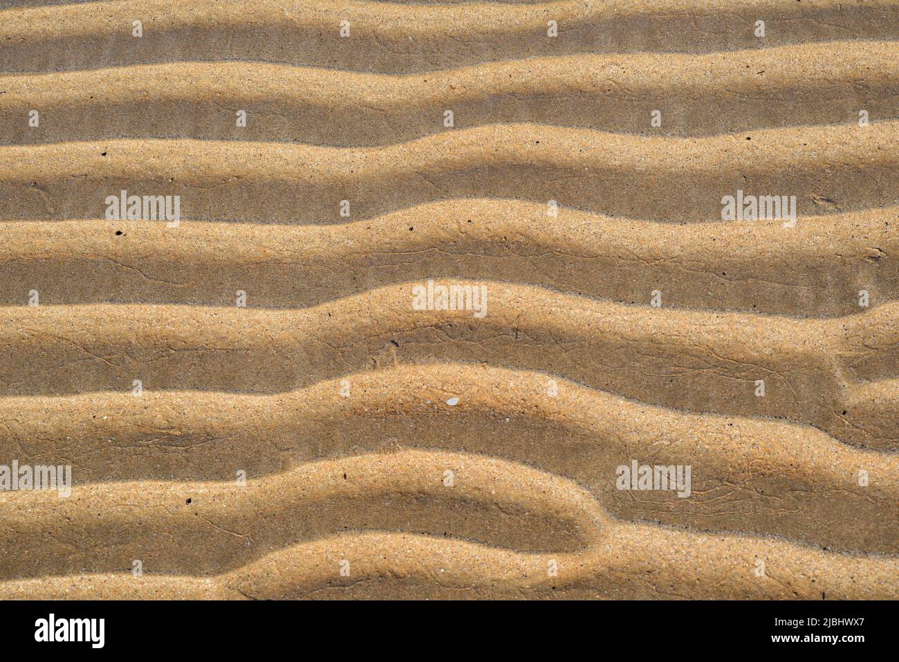 Sand waves on the beach Stock Photo - Alamy