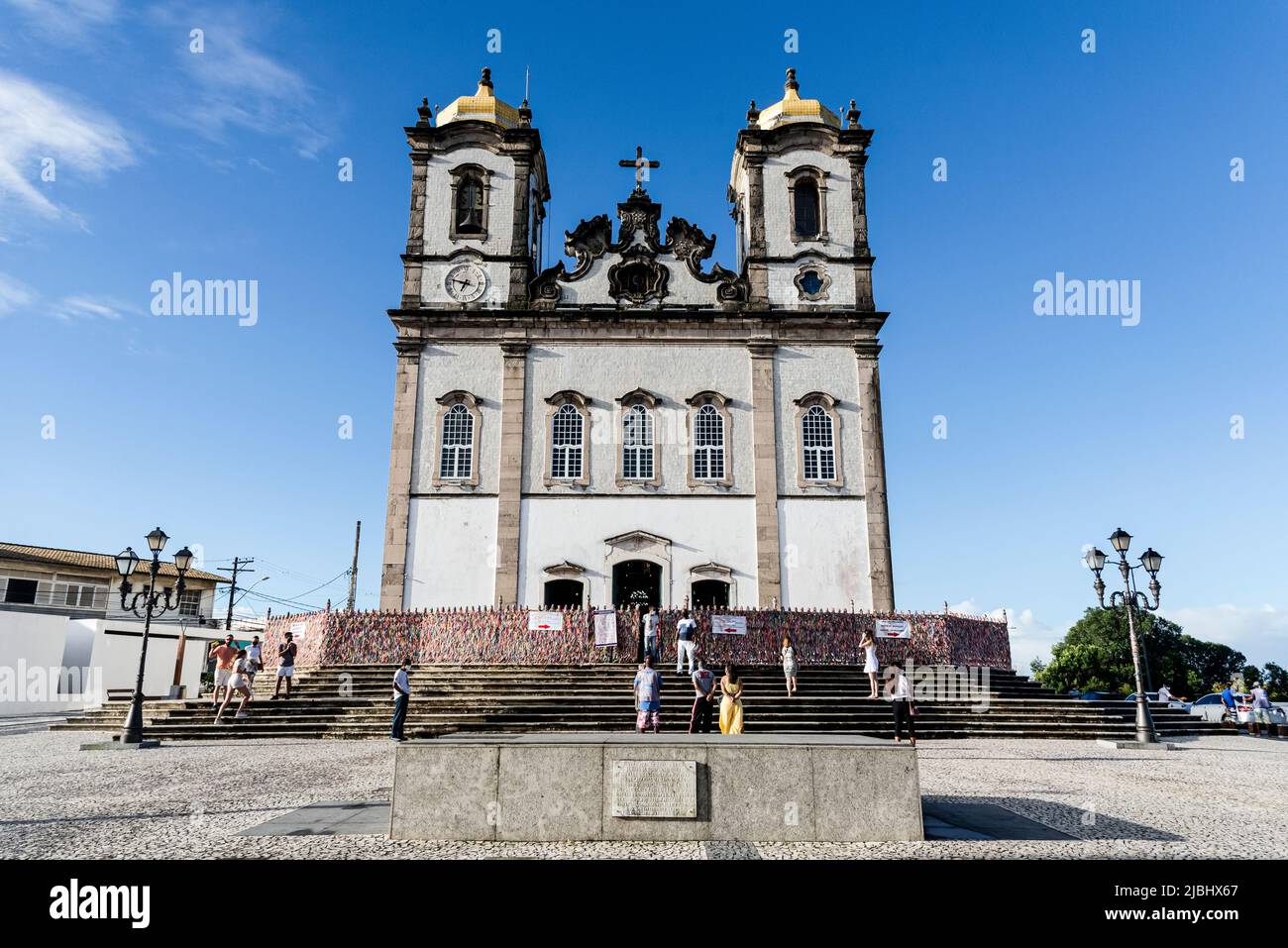 View of the Basilica of Senhor do Bonfim, popularly known as Igreja do ...
