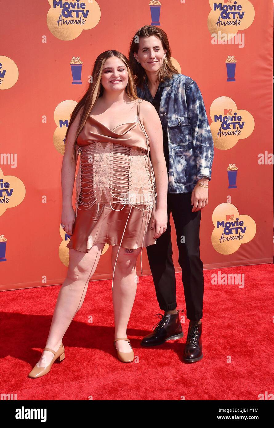SANTA MONICA, CA - JUNE 05: Megan Stalter, E.R. Fightmaster attends the ...