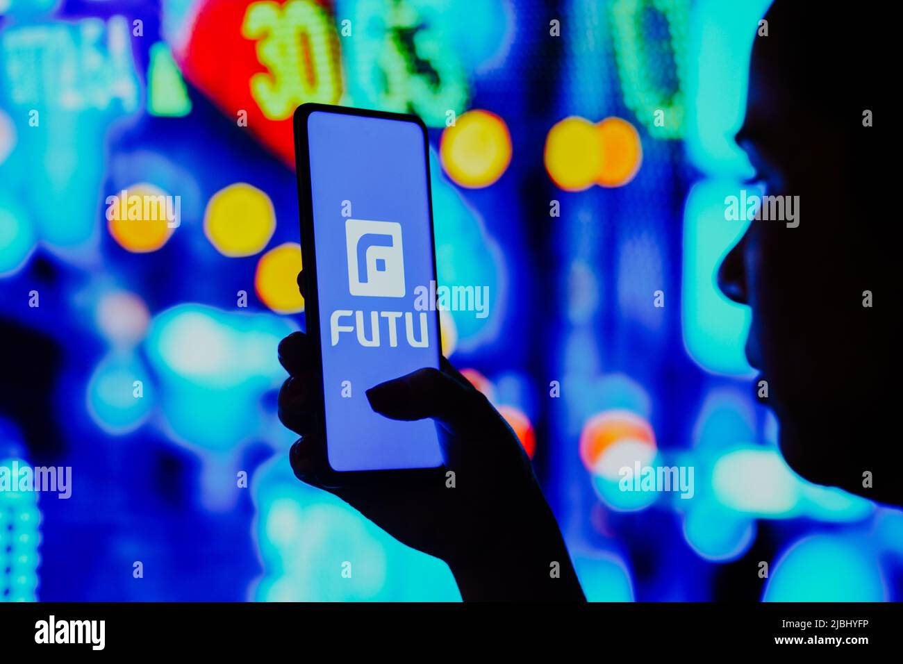 Brazil. 06th June, 2022. In this photo illustration, a silhouetted ...