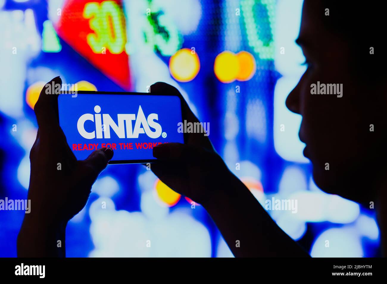 Brazil. 6th June, 2022. In this photo illustration, a silhouetted woman ...