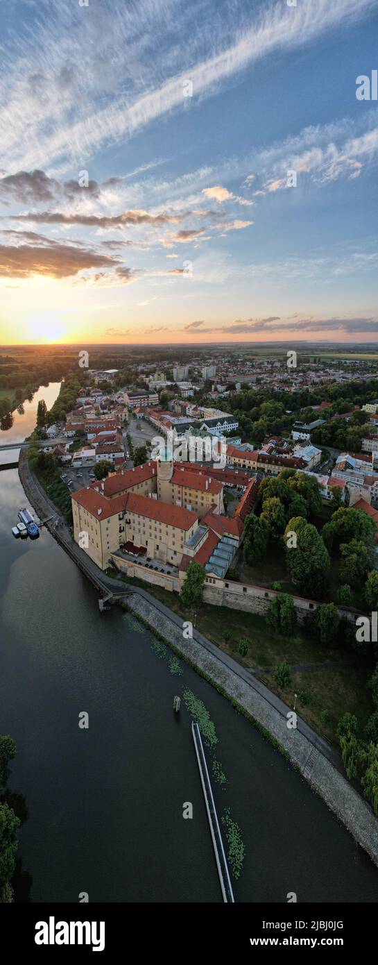 Castle podebrady on river labe hi-res stock photography and images - Alamy