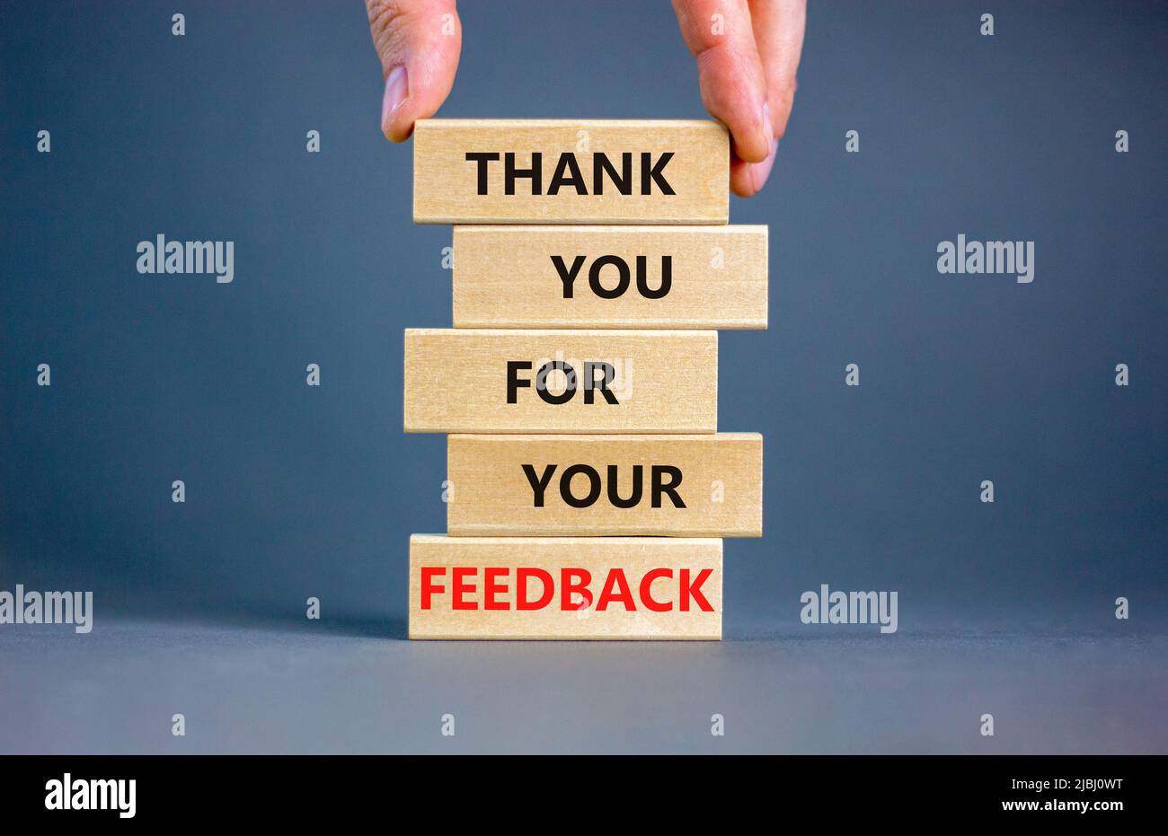 Thank you for feedback symbol. Concept words Thank you for your ...