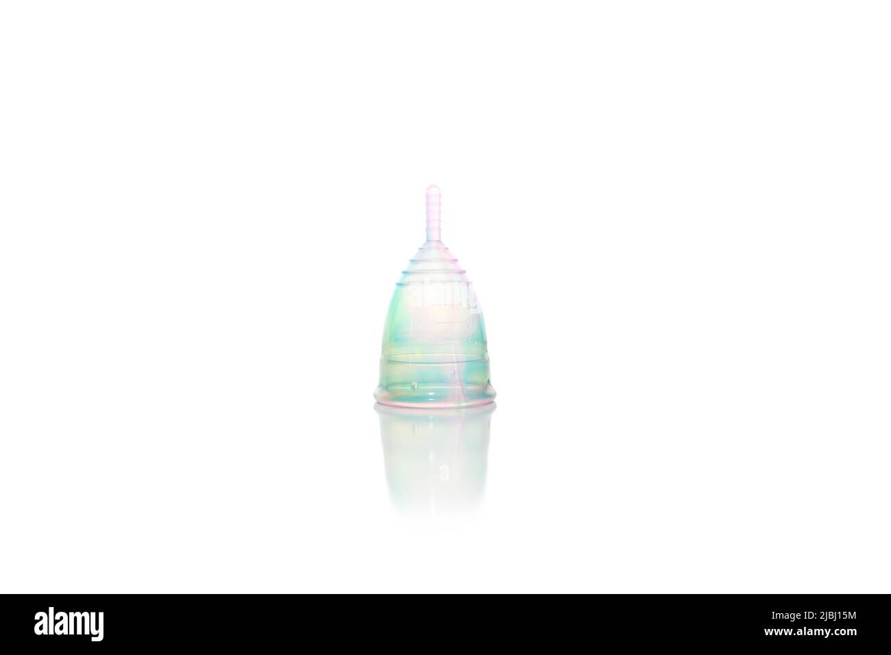 menstrual collector, rainbow colors, women hygienic period cup Stock ...