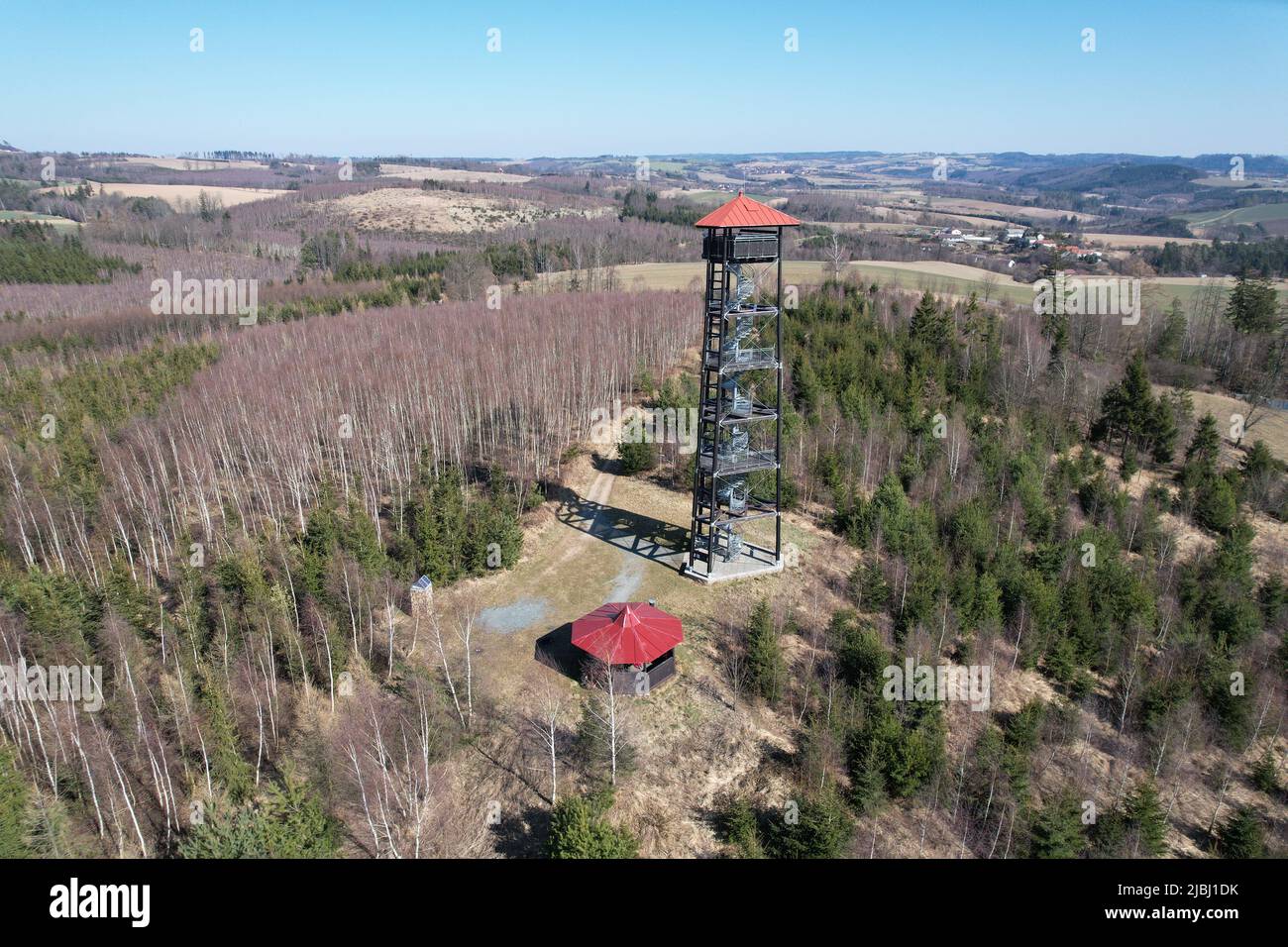 Rozhledna Babka,lookout tower Babka,Dubina,Zruc nad Sazavou,Czech ...