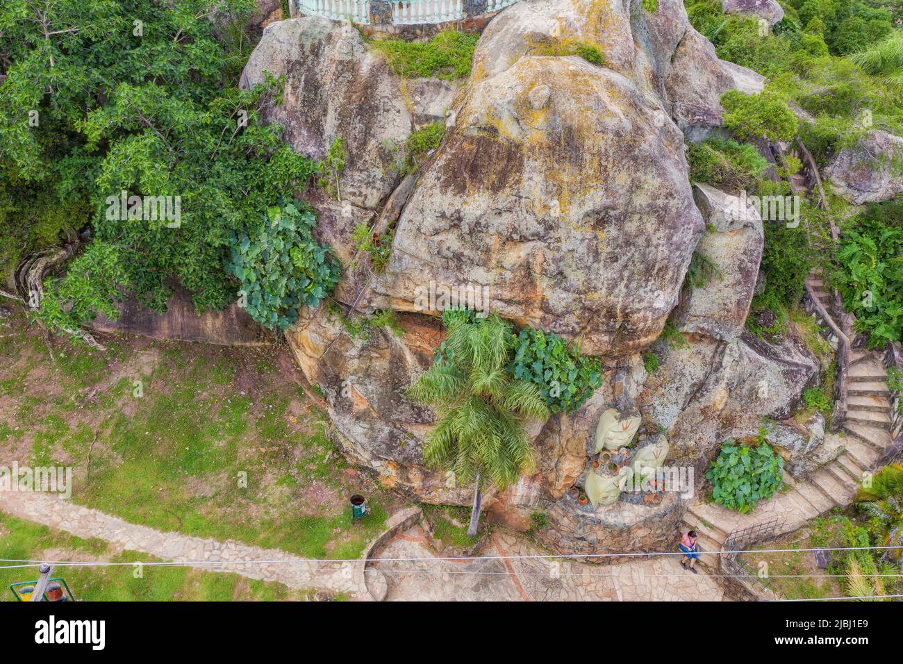 Tobati, Cordillera, Paraguay - May 09, 2022: Aerial view of the ...