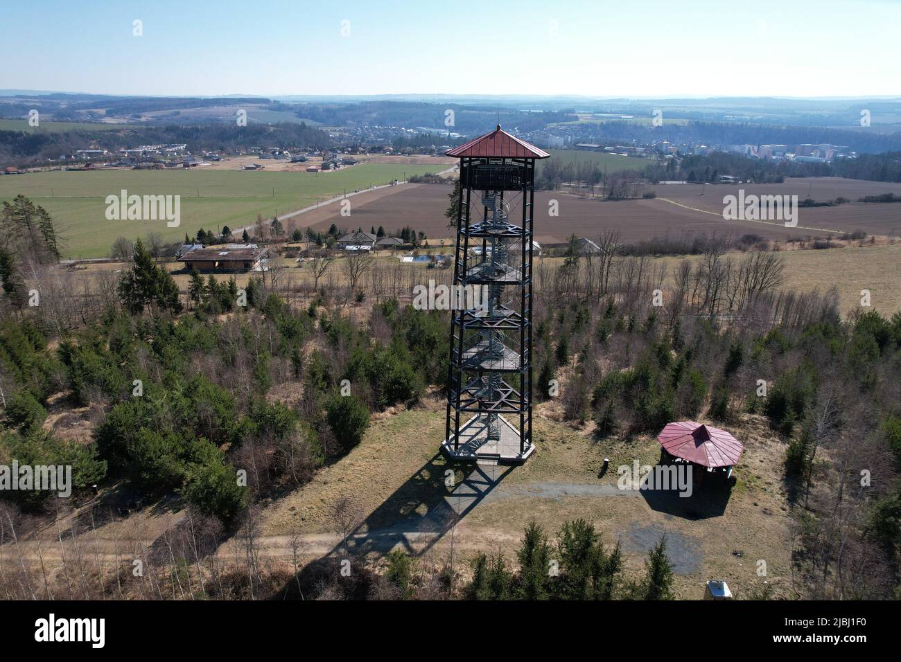 Rozhledna Babka,lookout tower Babka,Dubina,Zruc nad Sazavou,Czech ...