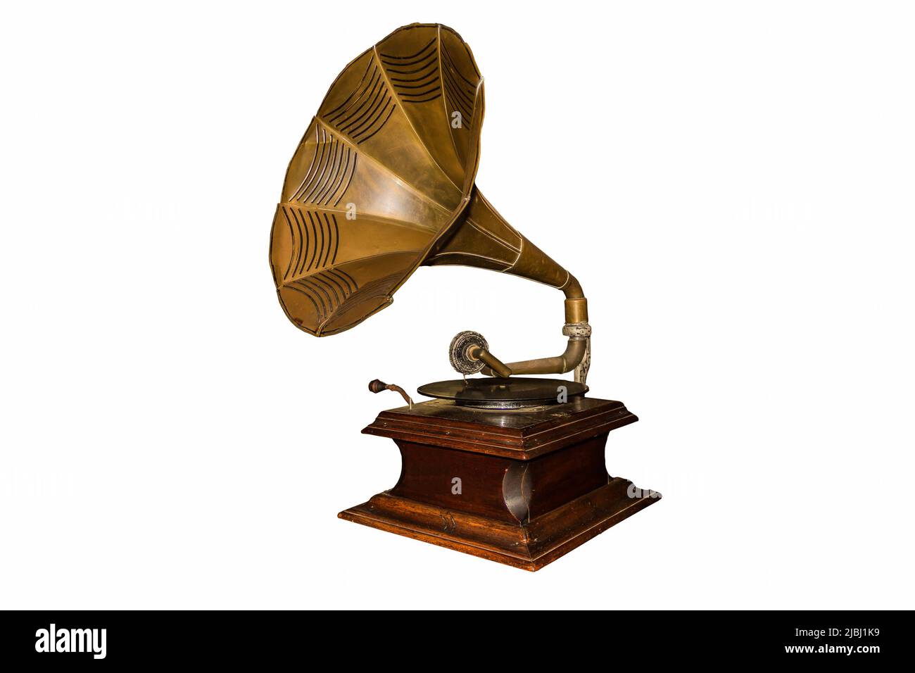 Antique gramophone phonograph megaphone hi-res stock photography and ...