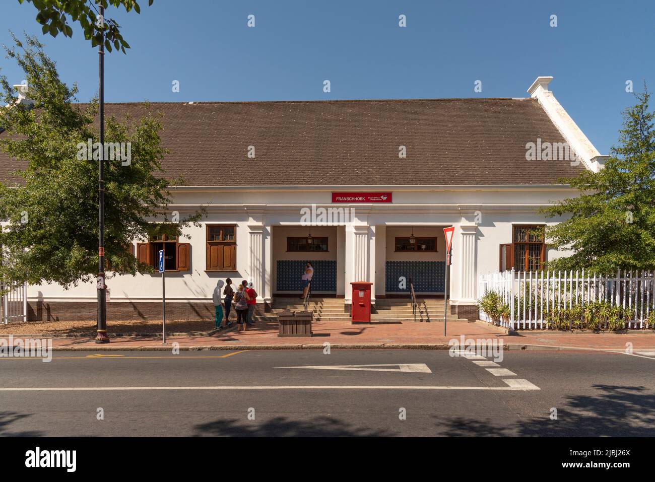 Franschhoek, Wesstern cape, South Africa.2022. Exterior view of a post ...