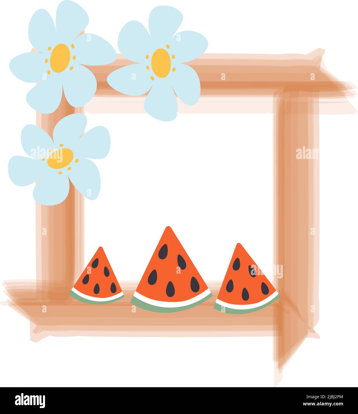 Watermelon frame hi-res stock photography and images - Alamy