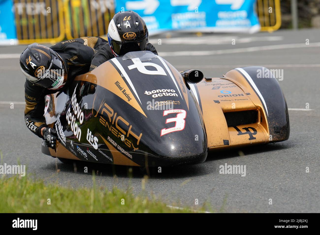 Douglas, Isle Of Man. 19th Jan, 2022. Tim Reeves/Kevin Rousseau (600 ...