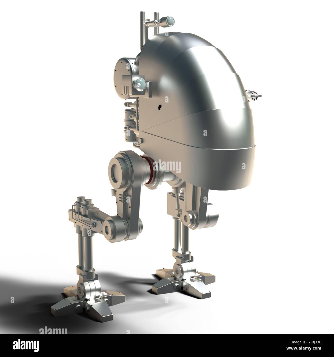 3D-illustration of a mechanic robot walker Stock Photo - Alamy