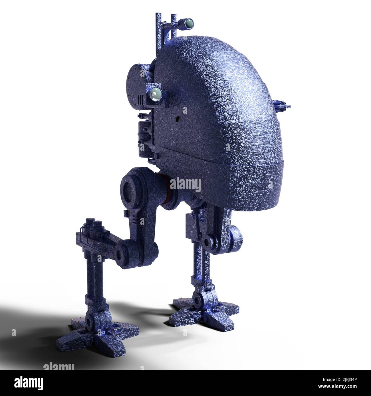 3D-illustration of a mechanic robot walker Stock Photo - Alamy
